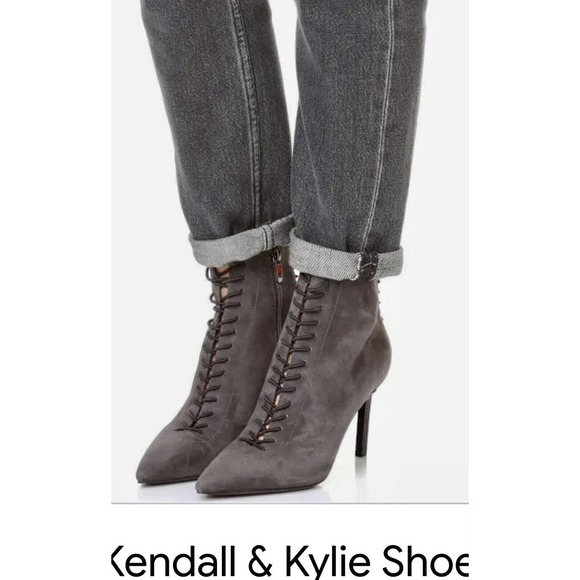 Kendall & Kylie | Shoes | Hip Ultra Suede Boho Year Round Laced Grey ...
